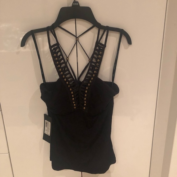 Marciano | Tops | Marciano Guess Sexy Back Black Top Nwt | Poshmark